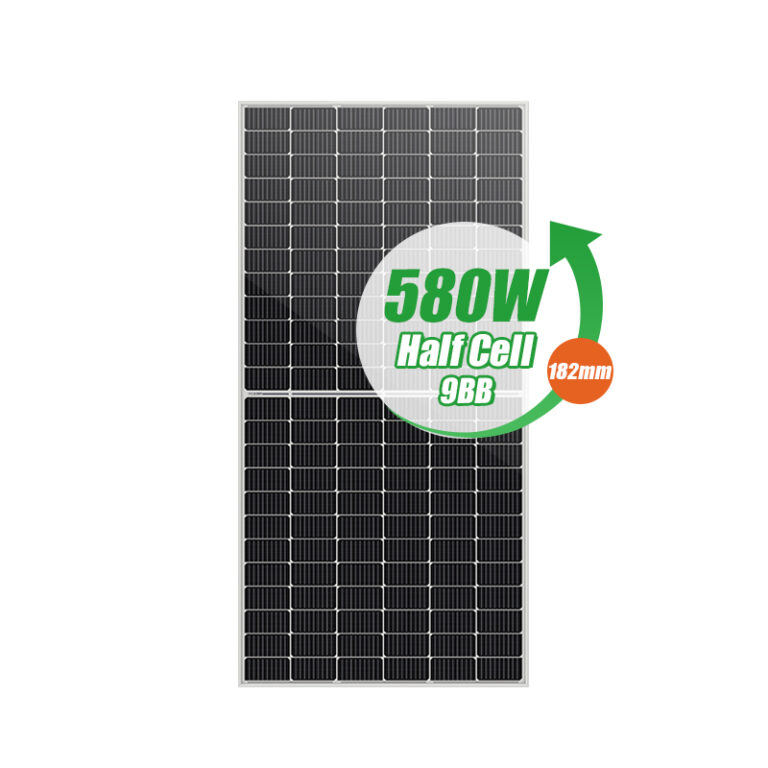 Sunway 144cells 182mm 555w 580w Monocrystalline Half Cell Solar Panel ...