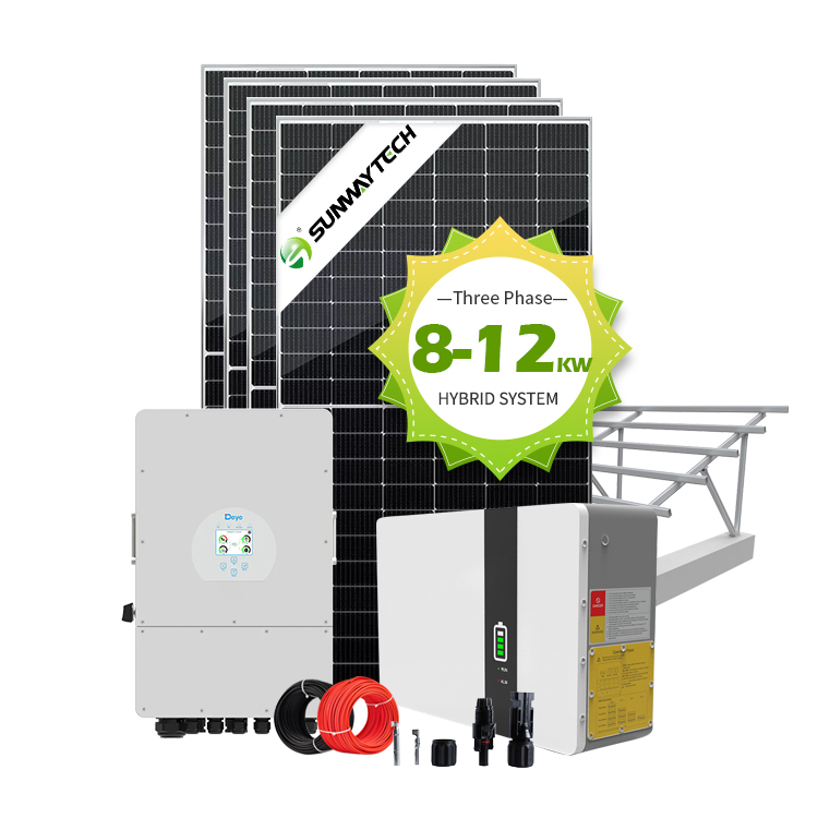 Hybrid Solar System Kit - Solar System 8KW/10KW/12KW - Sunway Solar