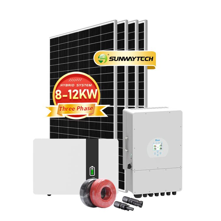 Hybrid Solar System Kit - Solar System 8KW/10KW/12KW - Sunway Solar