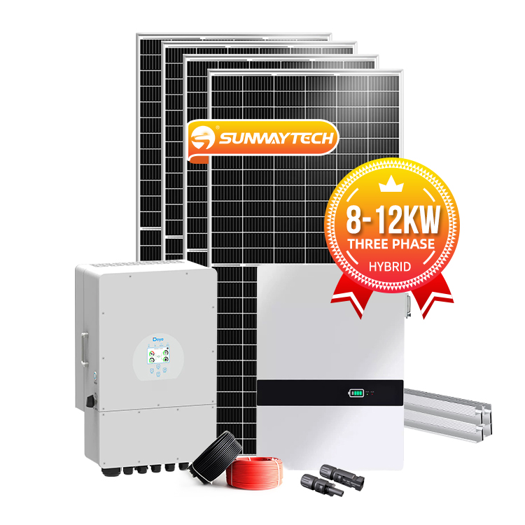 Hybrid Solar System Kit - Solar System 8KW/10KW/12KW - Sunway Solar