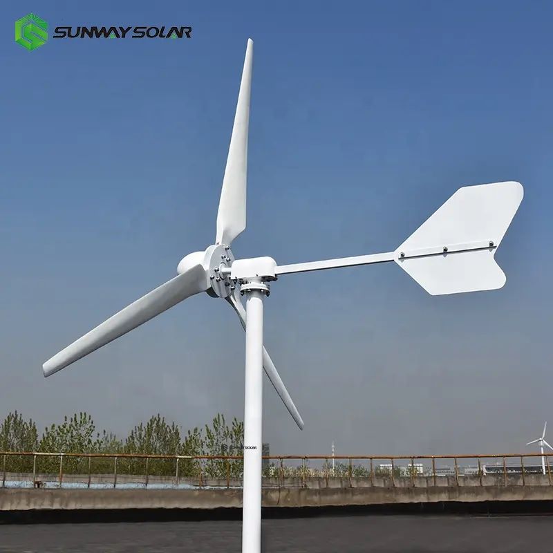 Sunway 3000w Wind Solar Hybrid solar power generation wind energy ...