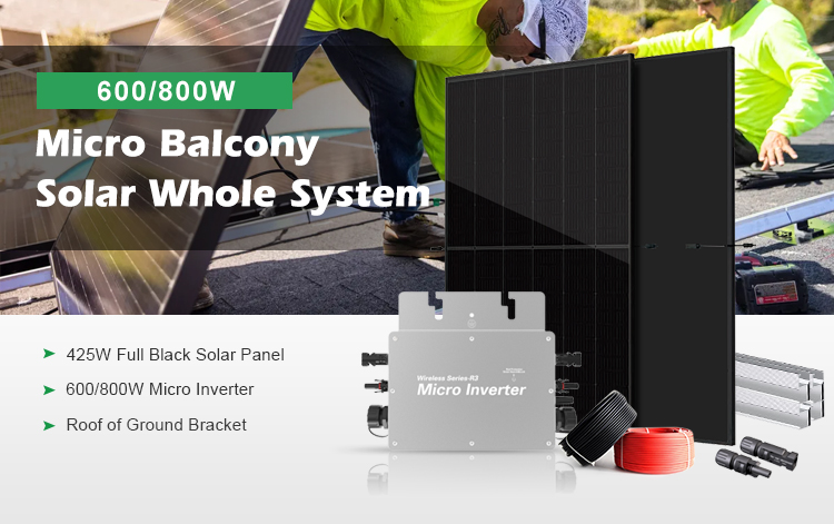 Sunway 600w 800w 1000w On Grid Balcony Solar System - Sunway Solar