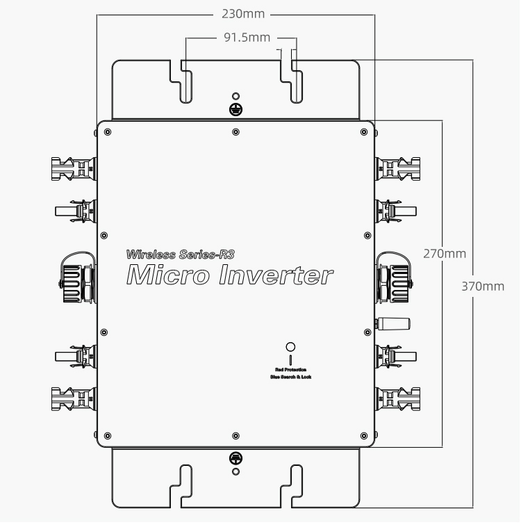 Sunway 2000w 220V Single Phase Micro Inverter - Sunway Solar