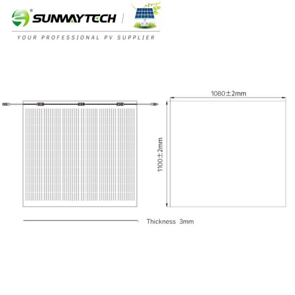 Sunway 70V 355w 375w Balcony Solar Panel - Sunway Solar