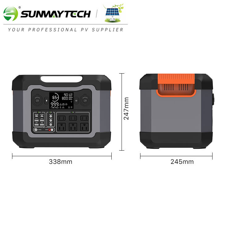 Sunway 1200w 1098Wh Lifepo4 Portable Power Station - Sunway Solar