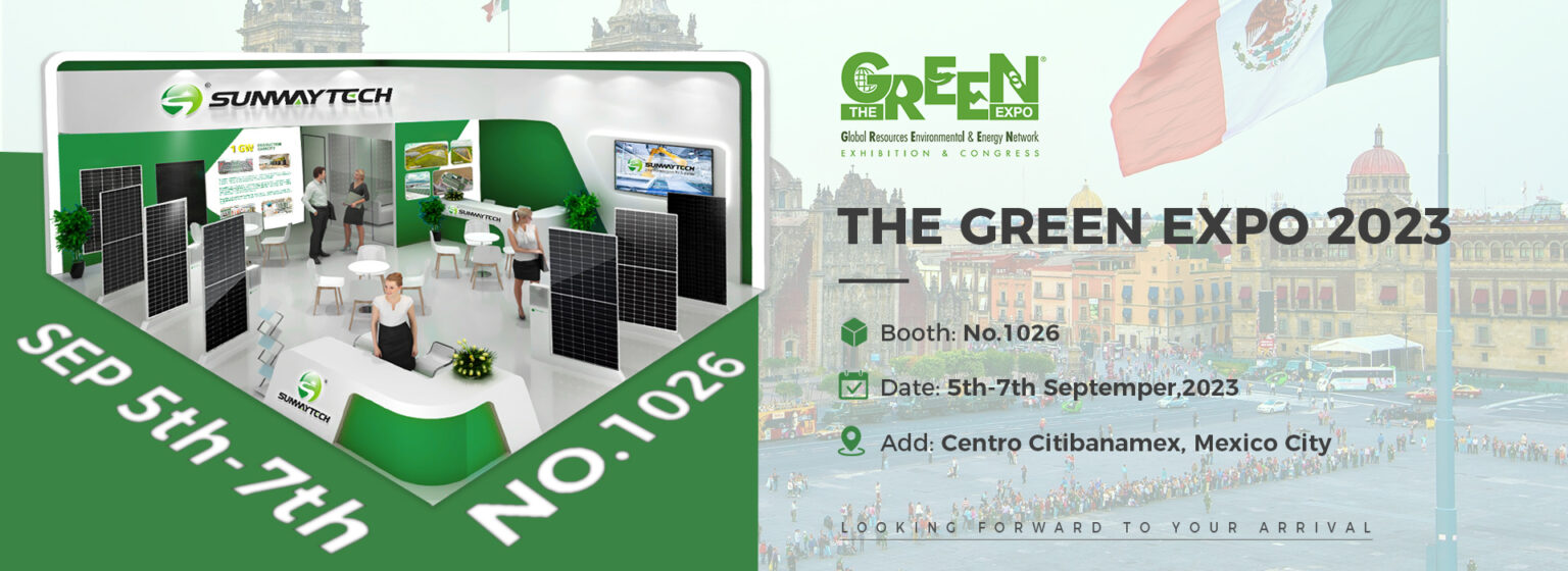 Step into the Future of Innovation at THE GREEN EXPO 2023 - Sunway Solar