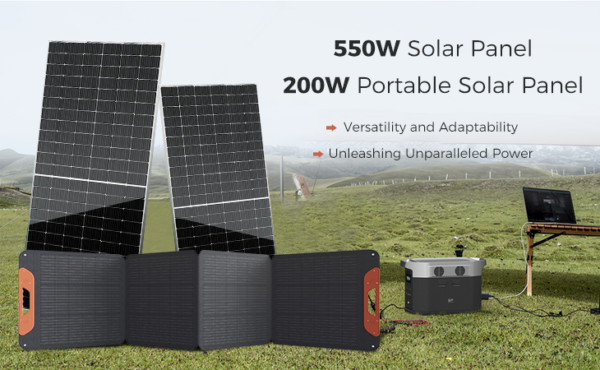 Sunway Solar High-Performance 550w Solar Panel and 200W Portable ...
