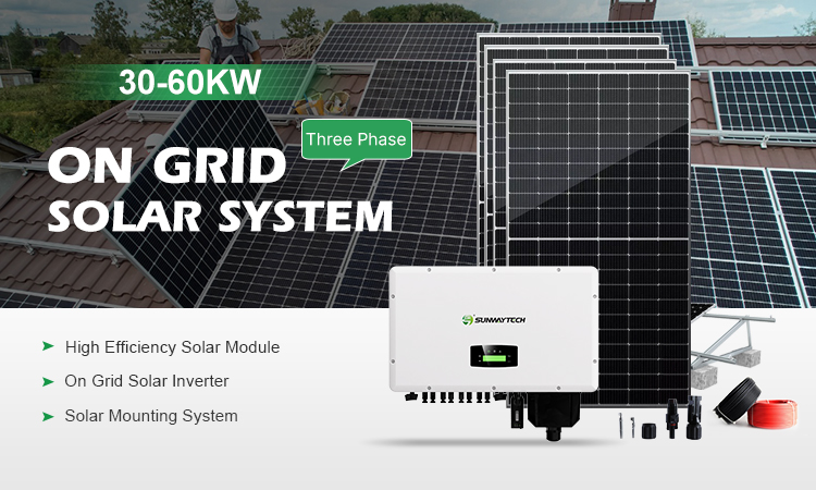 Sunway 30KW-60KW On-grid Solar Power System EU Version - Sunway Solar