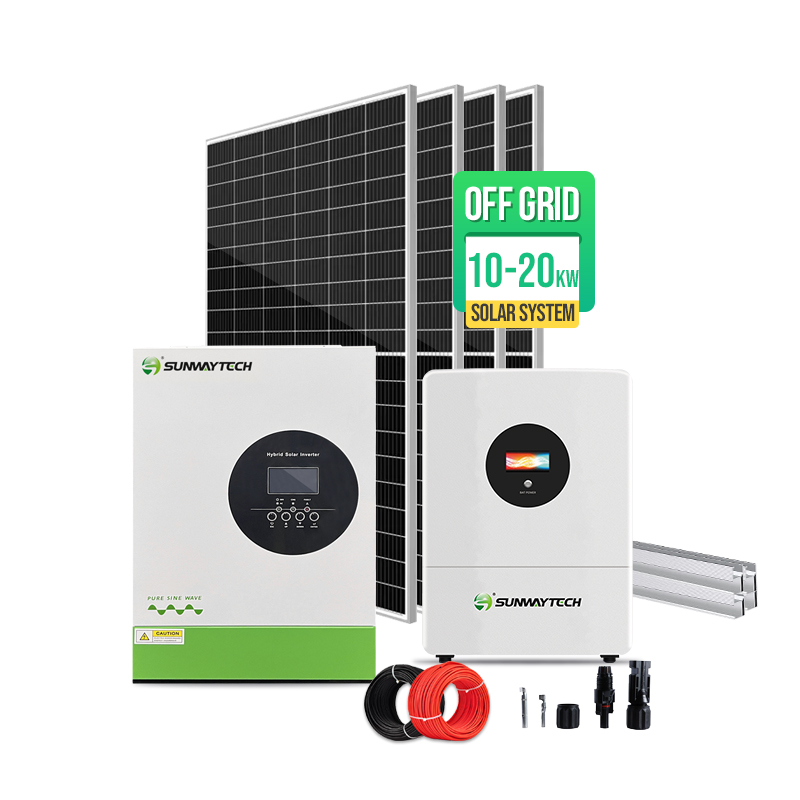Sunway 10KW-20KW With Lithium Ion Battery Off Grid Solar System ...