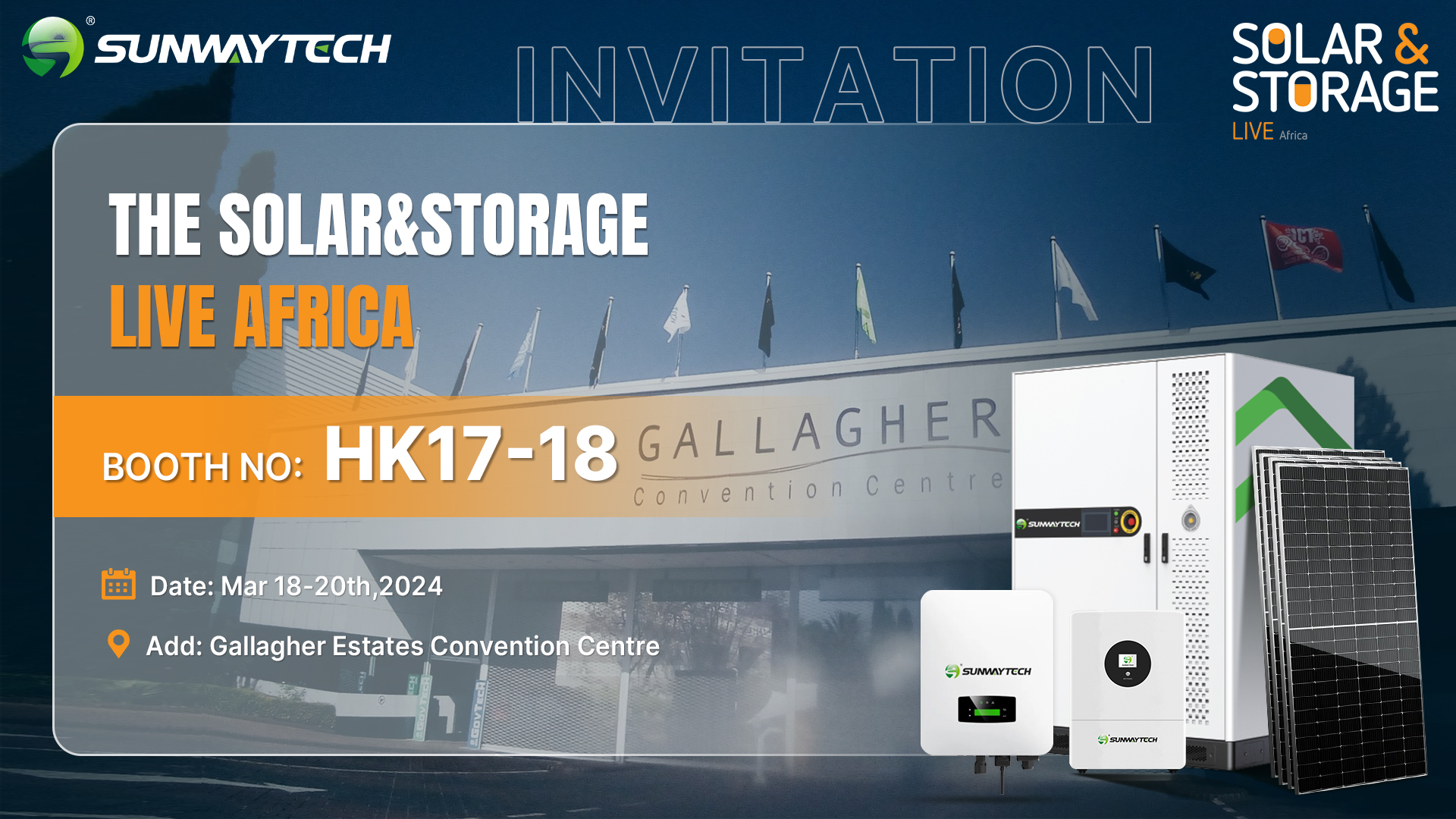 Sunway in Solar & Storage Live Africa - Sunway Solar